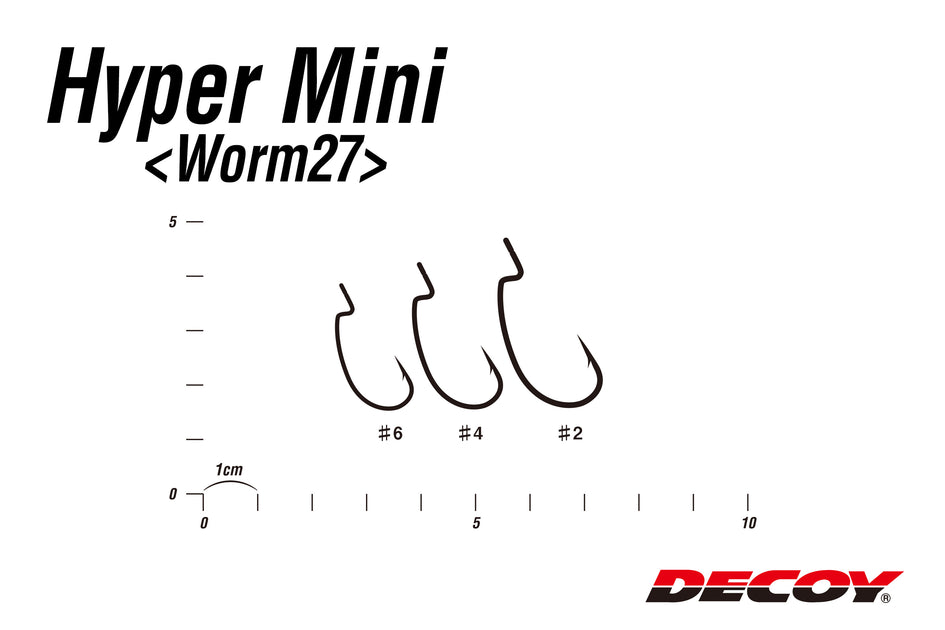 Decoy WORM27 Hyper Hook Mini 9-Pack